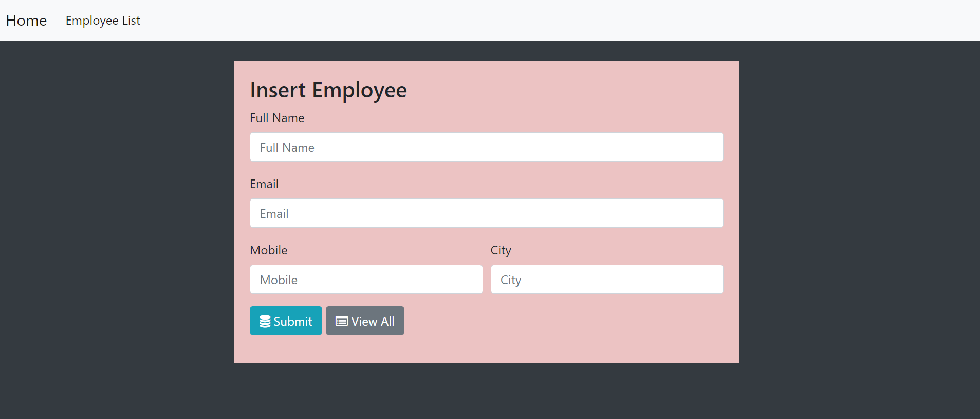 GitHub - RuchikaJaiswar/Employee-Registration-CRUD-NodeJS