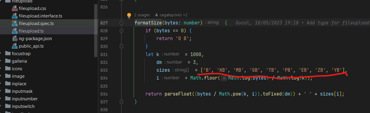 FileUpload: allow file size units internationalization · Issue #13398 · primefaces/primeng · GitHub
