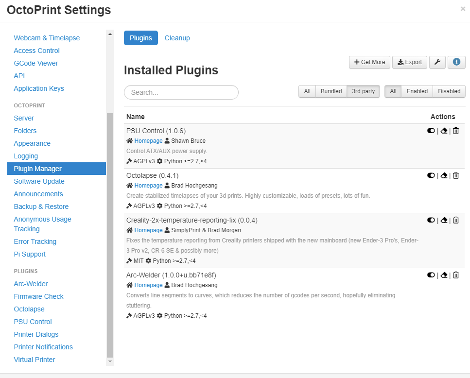 Keeps crashing my octoprint server, seems to do so by disabling wifi, but I think its just a ...