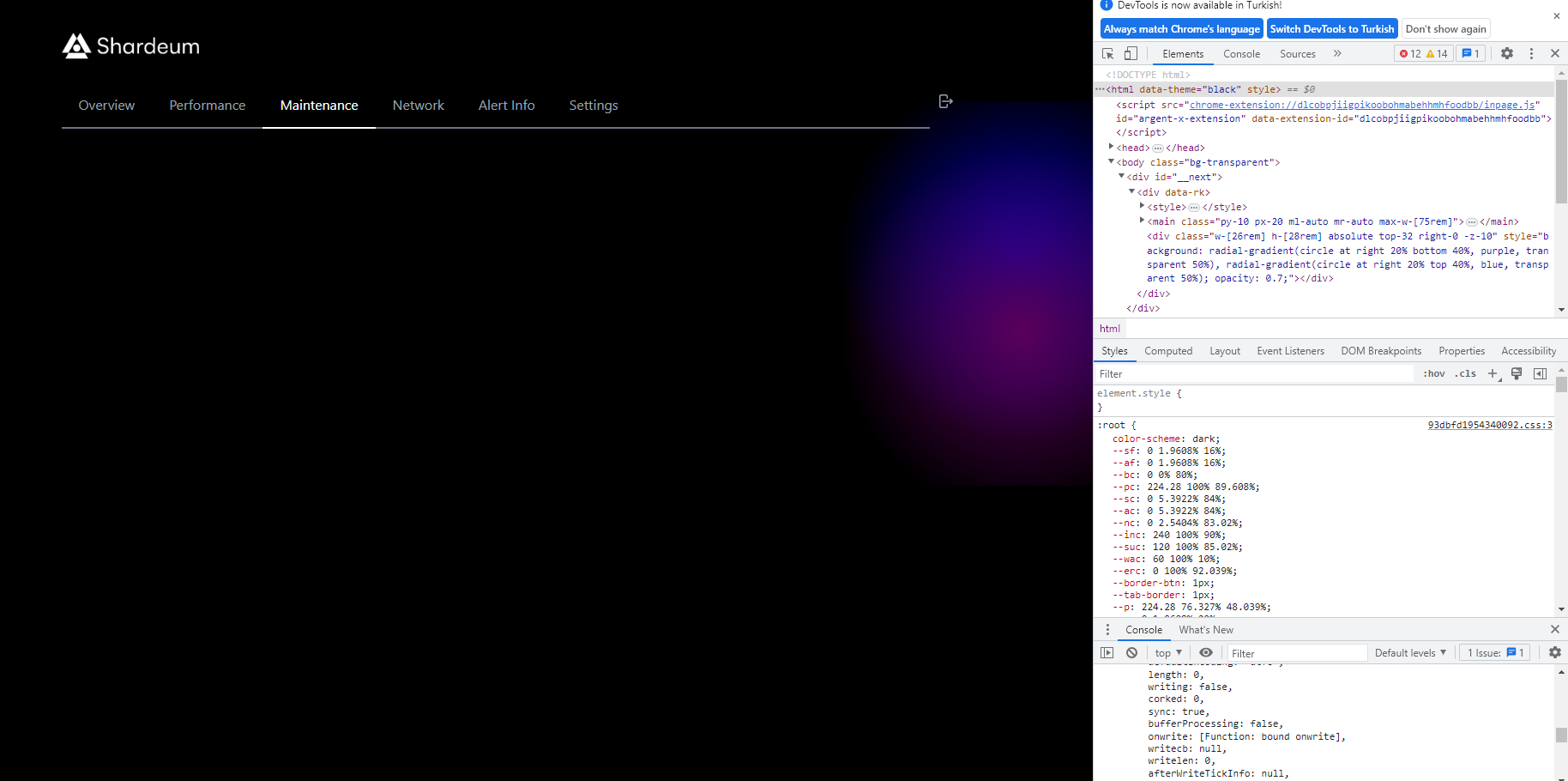 [Duplicate] Validator GUI Pages Randomly Not Loading ```Application error: a client-side ...