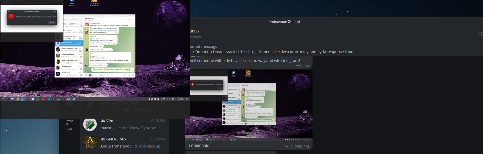 wierd image opening behavior on wayland · Issue #25929 · telegramdesktop/tdesktop · GitHub