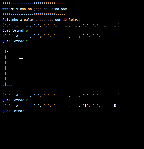 GitHub - DiogotBatista/Jogo-da-Forca: Jogo da forca desenvolvido no ...