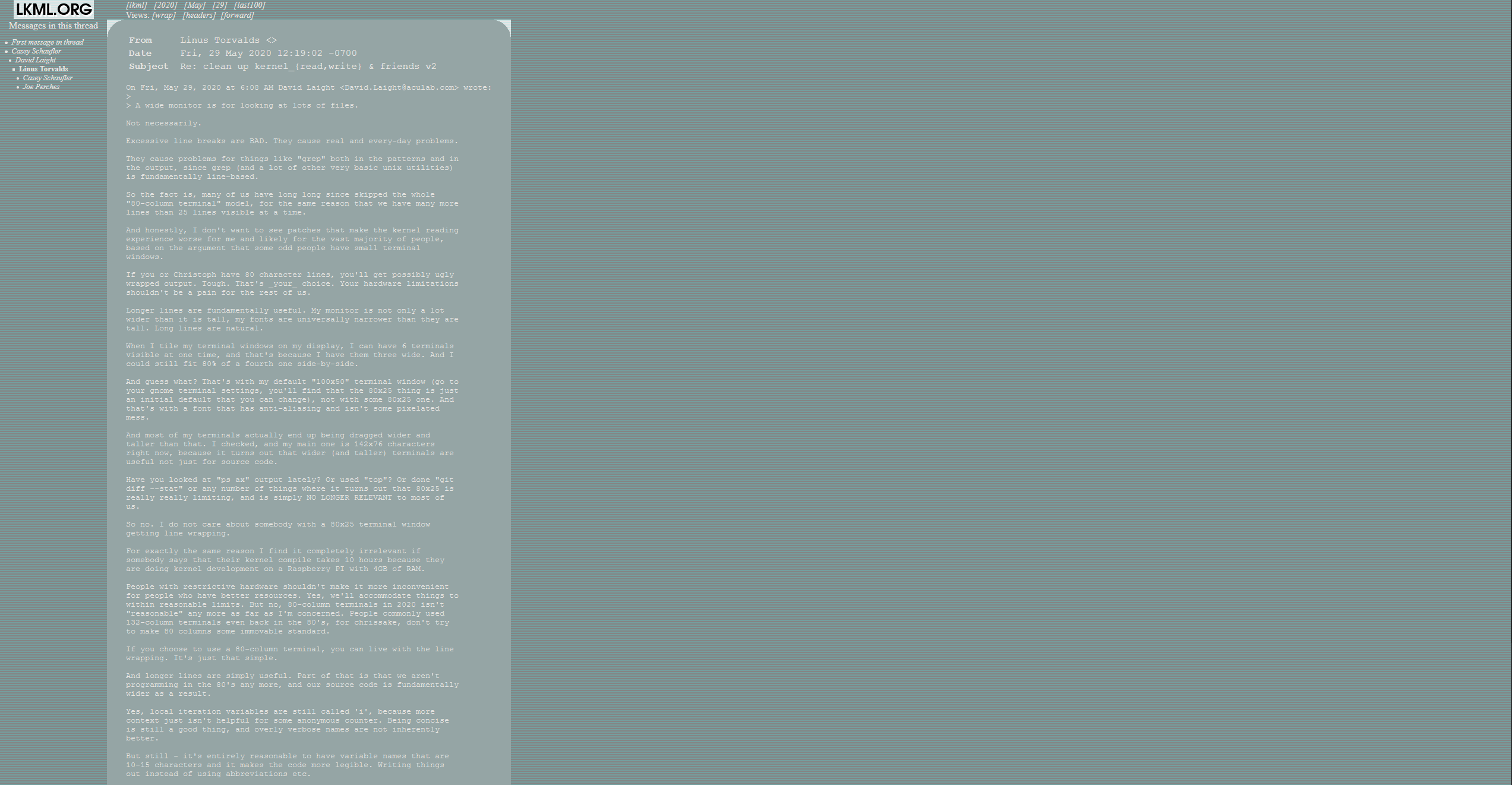 [Broken Website] lkml.org is blindingly white · Issue #2668 · darkreader/darkreader · GitHub