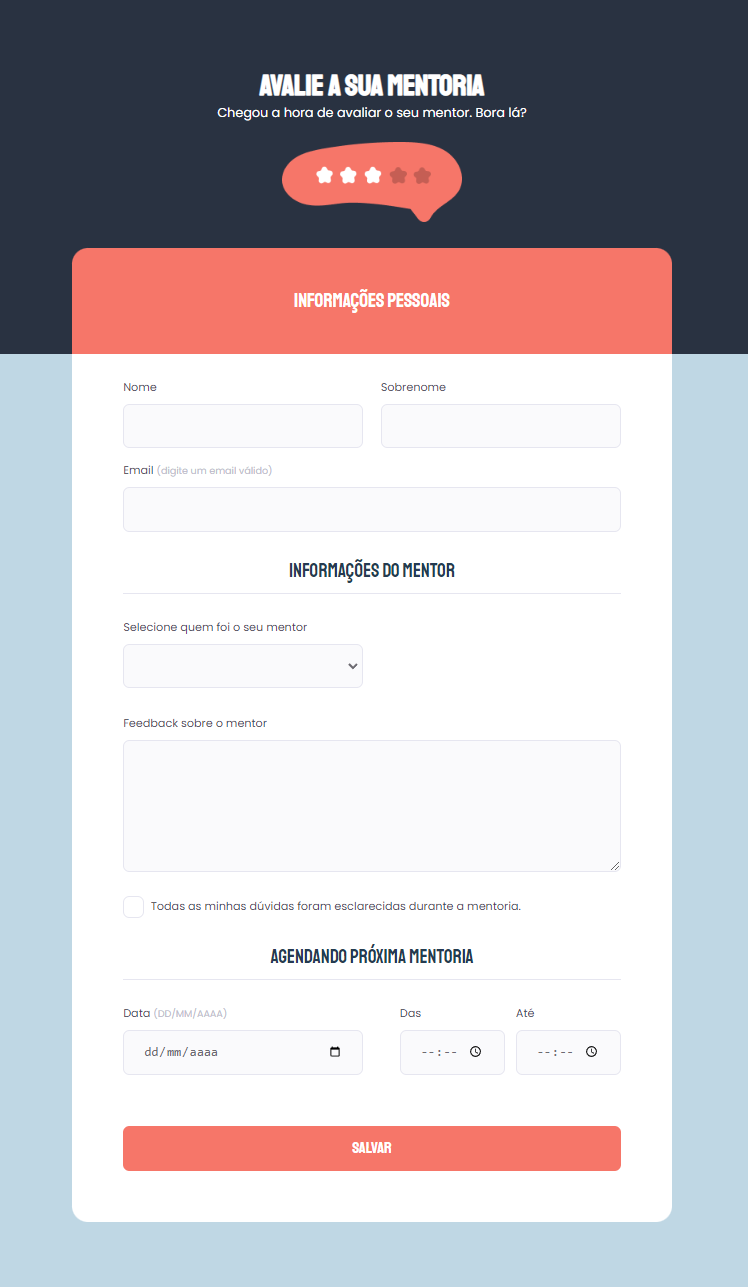 GitHub - andreviapiana/form-avaliacao-mentoria