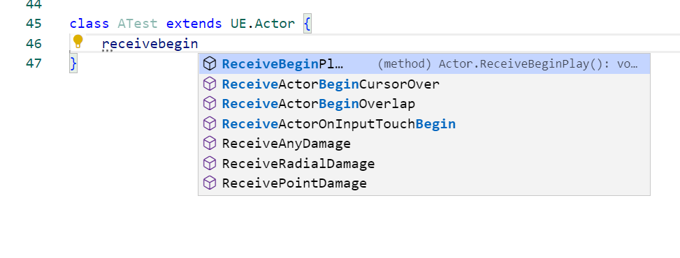[UE] mixin代码提示 · Issue #1333 · Tencent/puerts · GitHub