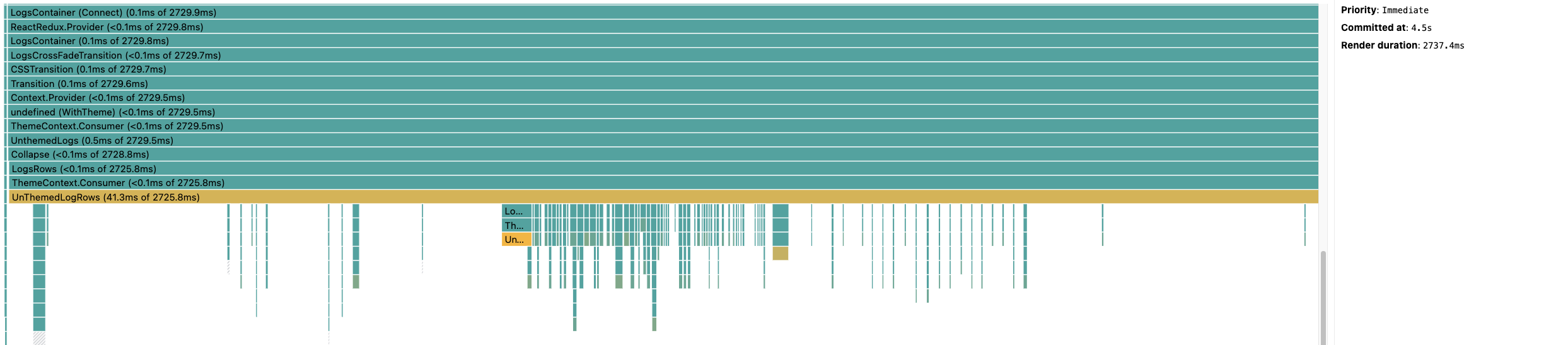Logspanel Performance Issues · Issue 60687 · Grafana Grafana · Github
