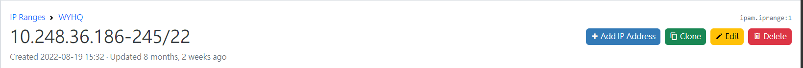 Button "Add IP Addresses" in ipam/ip-ranges/ /ip-addresses/ page is disappear · Issue #1005 ...