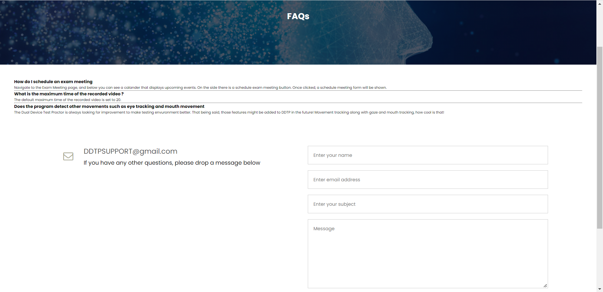 GitHub - JianPublisher/Exam-Proctor-Website: Exam Proctor Website is a ...