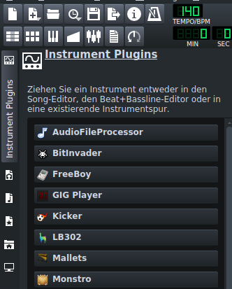 Left accordion panel title is not vertically aligned with icon · Issue #6660 · LMMS/lmms · GitHub
