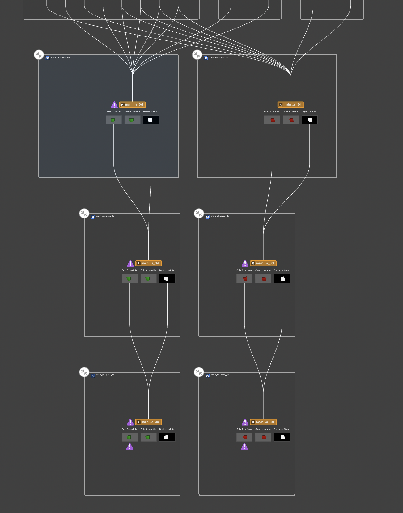 Rendering two 3d passes to the same window only shows the last pass when MSAA is enabled · Issue ...