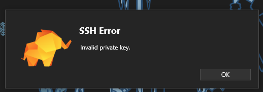 Invalid Private Key · Issue #525 · TablePlus/TablePlus-Windows · GitHub