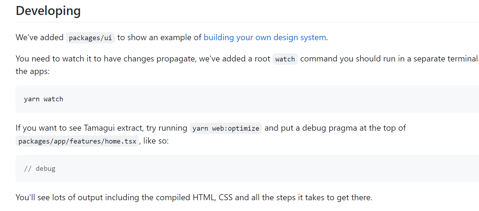Next Starter Readme Clarity Needed · Issue #326 · tamagui/tamagui · GitHub