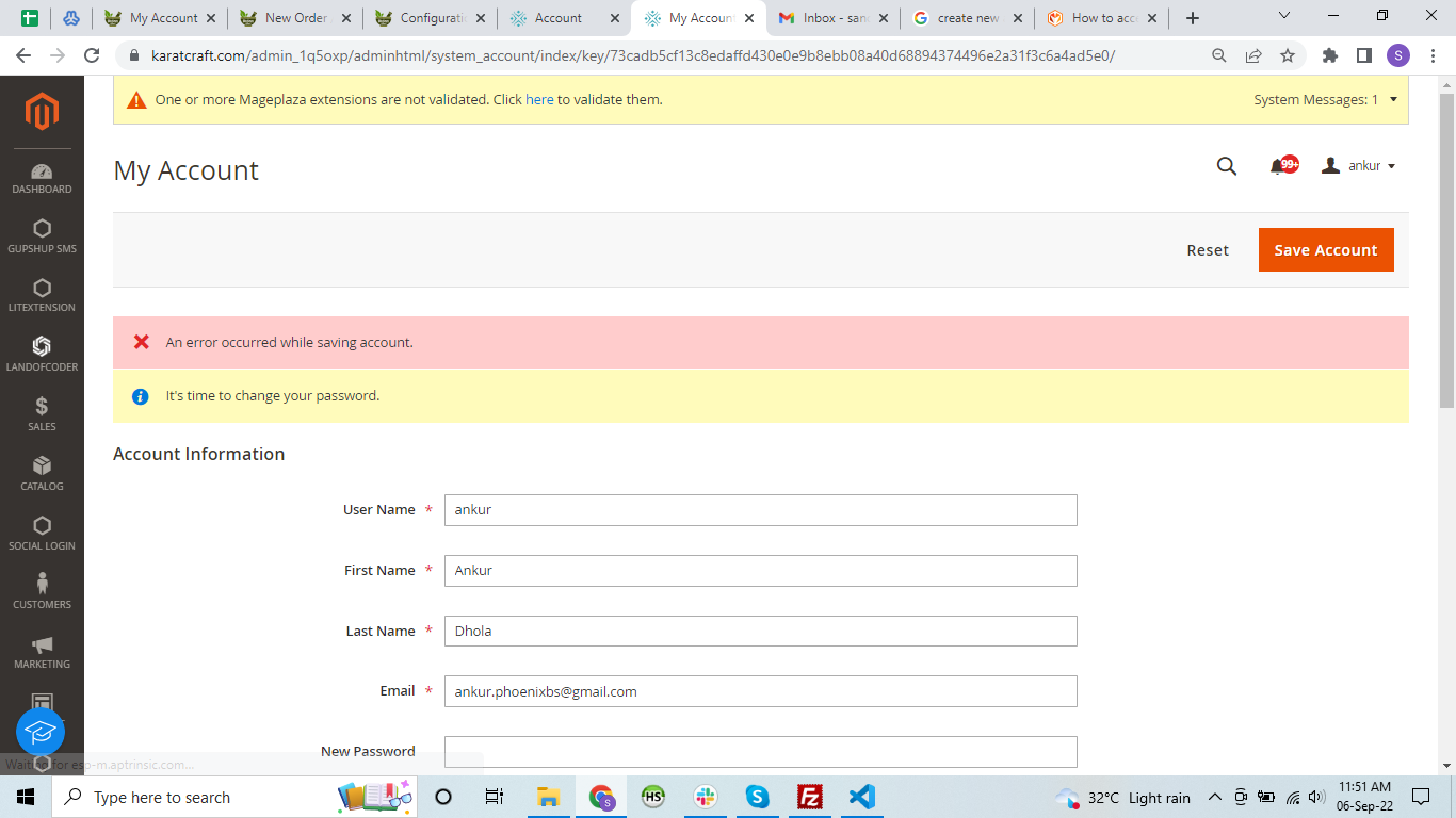 It's time to change your password. · Issue #36087 · magento/magento2 · GitHub