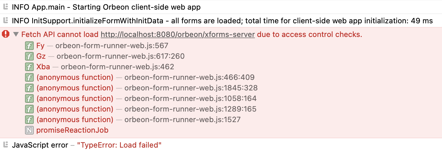 "An error has occurred" dialog shows when going back to the summary page on Safari · Issue #5133 ...