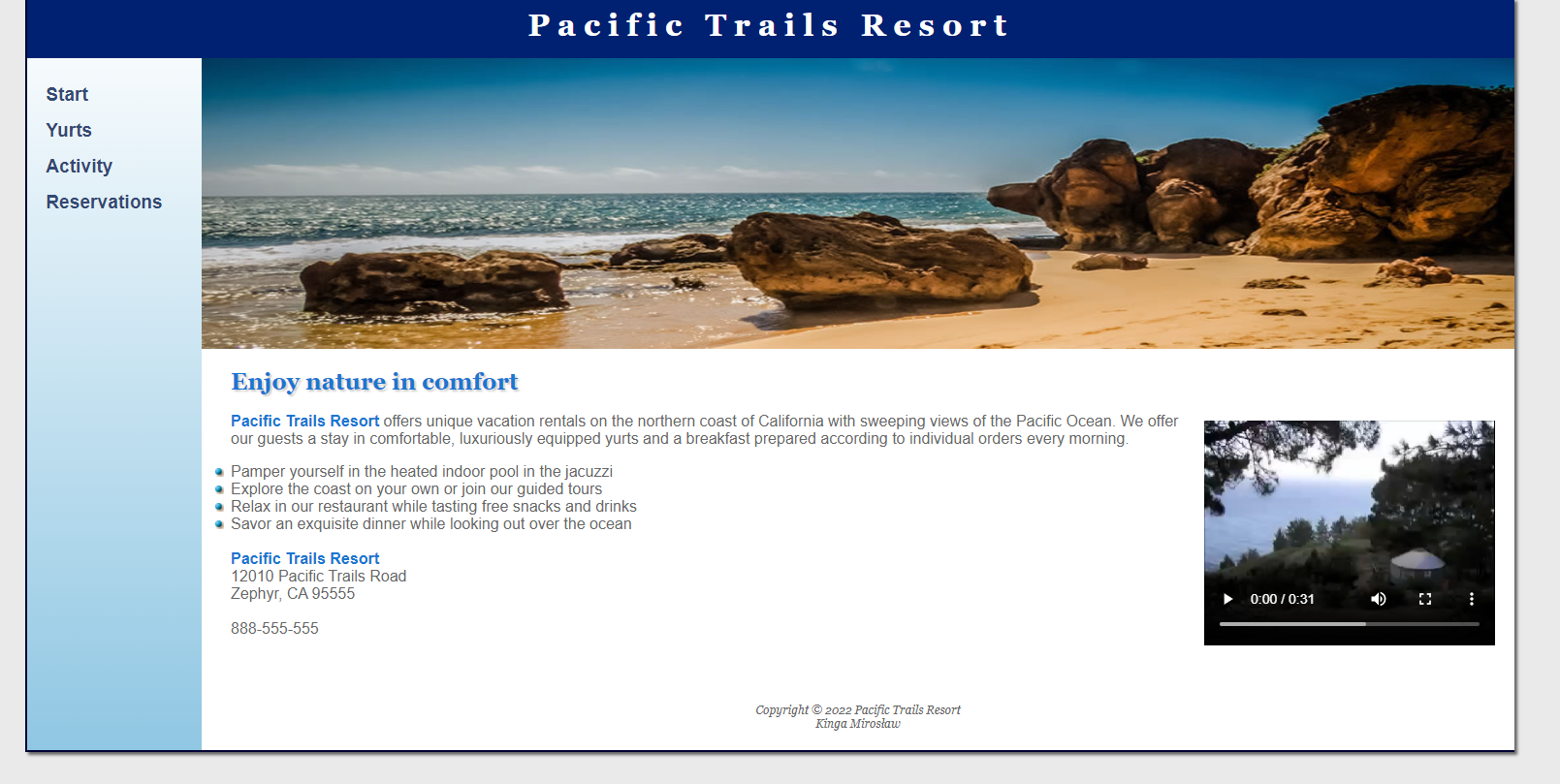GitHub - KingaMiroslaw/pacific-trails-resort: Very simple Pacific ...