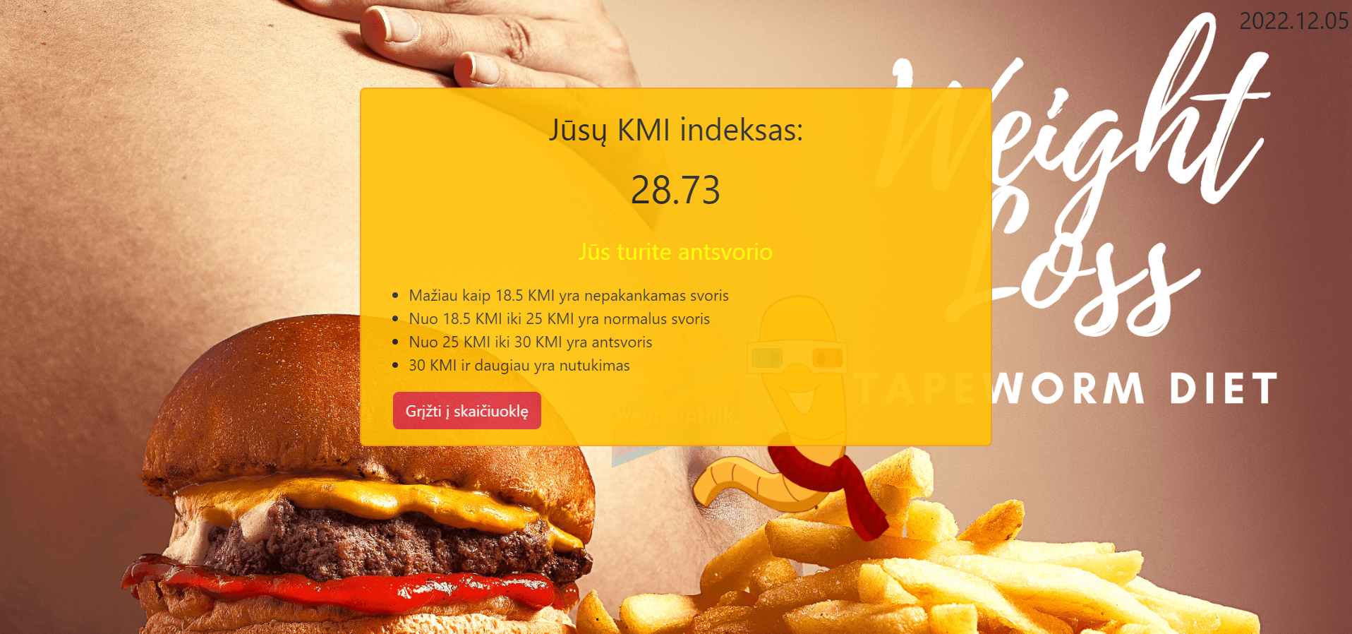 GitHub - MartiniRum/KMI-skaiciuokle-GMI-Calculator: GMI calculator