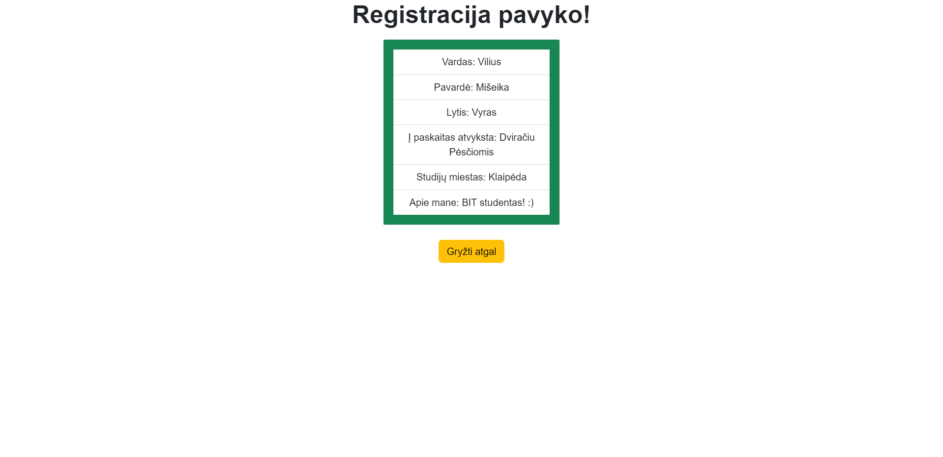 GitHub - Recend/php2-Studento-registracijos-forma