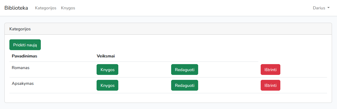 GitHub - Dariusr111/laravel-biblioteka: Baigiamasis praktinis egzaminas