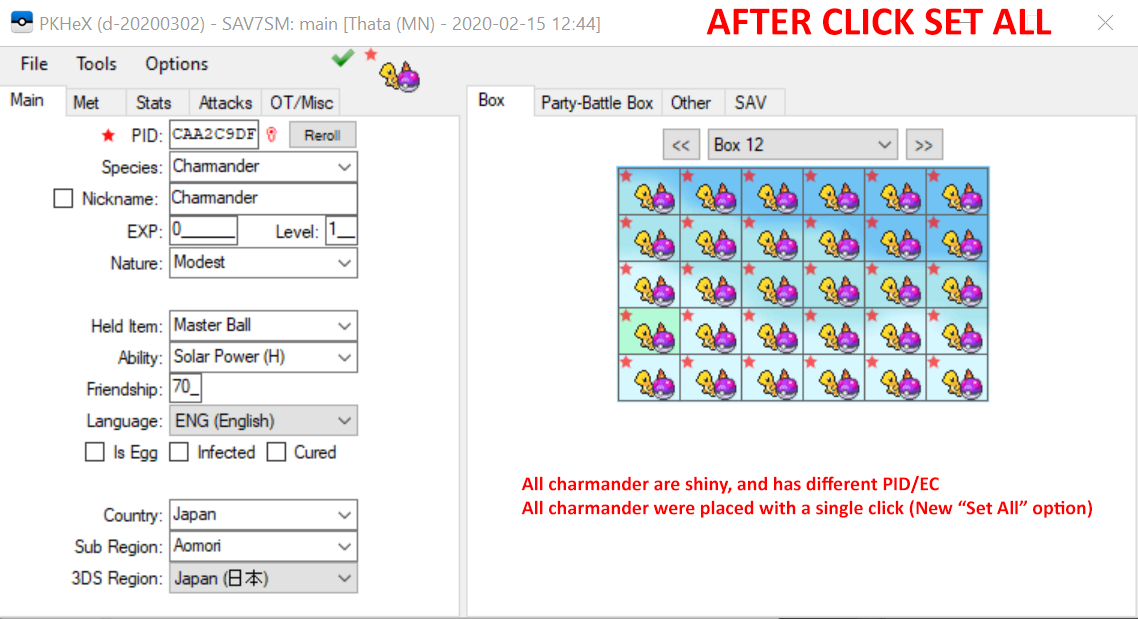 Mass Set (Set All) / Auto re-roll PID/EC · Issue #2743 · kwsch/PKHeX · GitHub