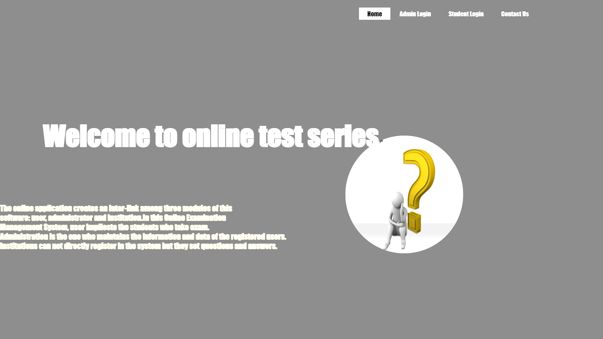 Github Akshadapharande Onlinetestapplication