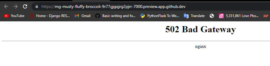 Medusa admin 502 Bad Gateway · Issue #3455 · medusajs/medusa · GitHub