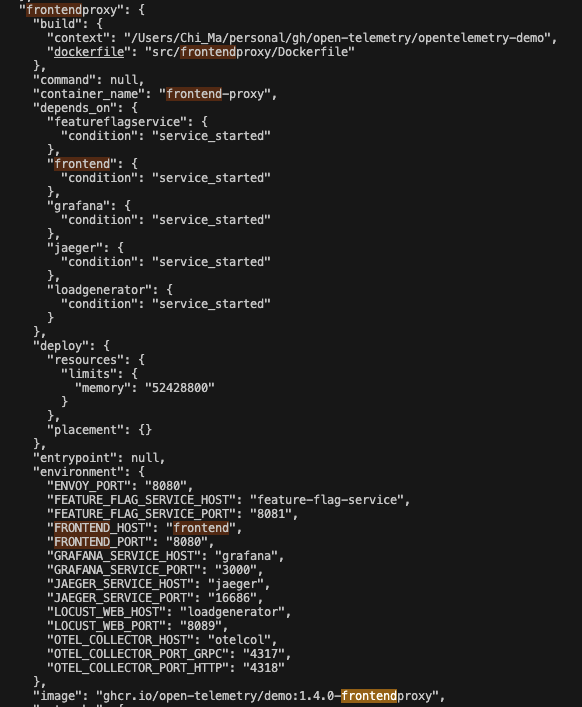 `docker compose up --no-build` can't run · Issue #971 · open-telemetry/opentelemetry-demo · GitHub
