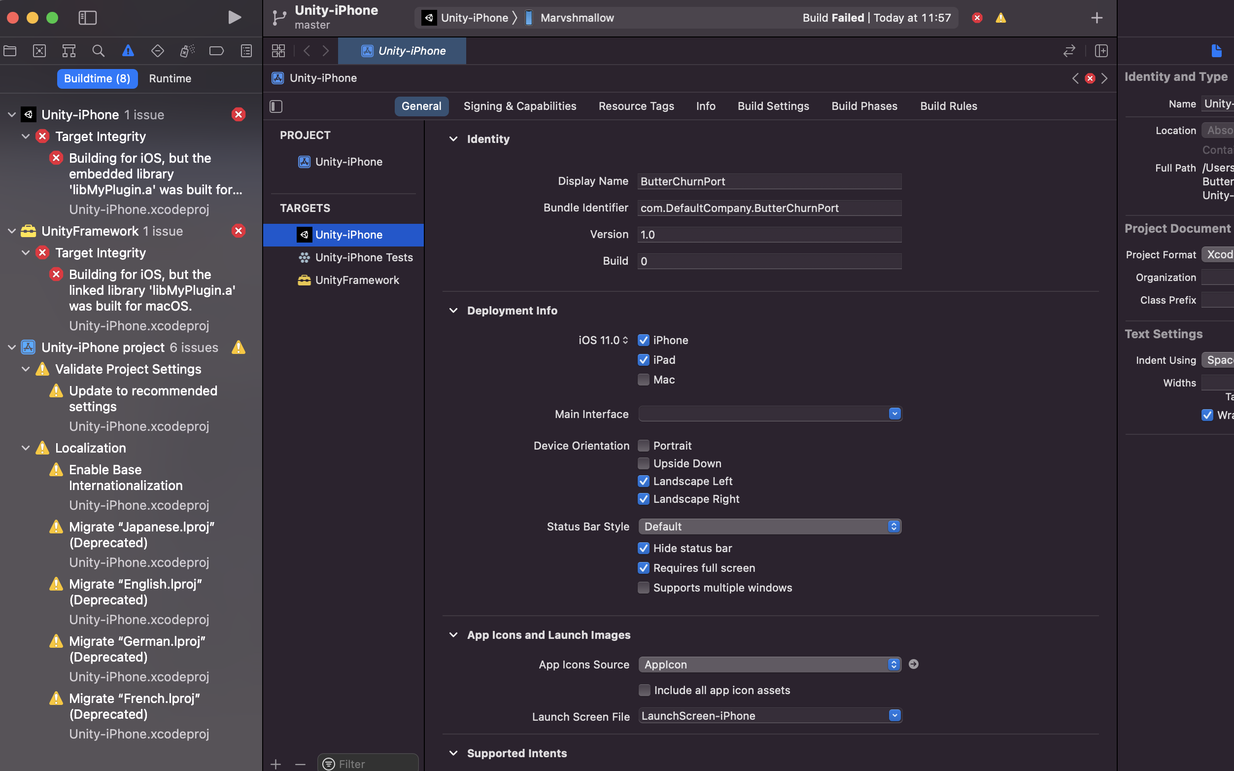 Build for iOS, but the linked library 'libMyPlugin.a' was built for MacOS · Issue #35 · iBicha ...