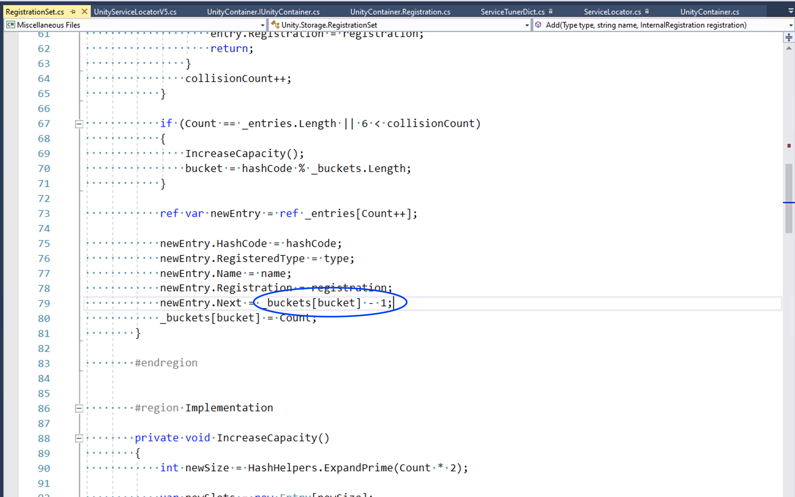 Uncertain Behavior Of Registrationset In 5 10 3 · Issue 327 · Unitycontainer Container · Github
