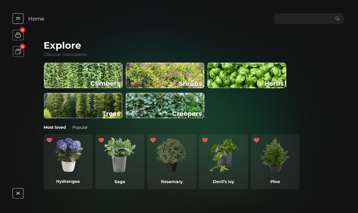 GitHub - decimozs/verdant-vibes: A plant-focused e-commerce desktop application was created ...