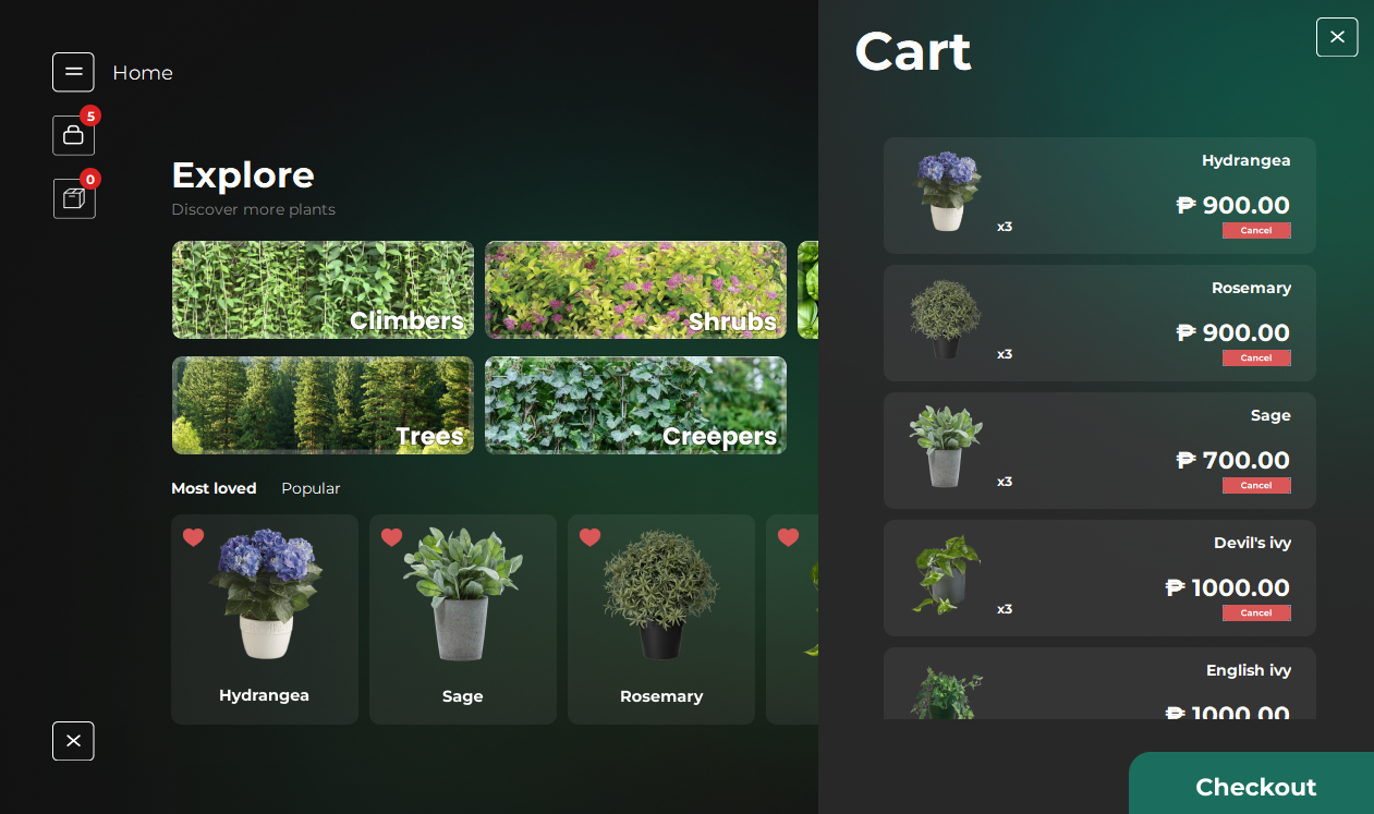 GitHub - decimozs/verdant-vibes: A plant-focused e-commerce desktop application was created ...