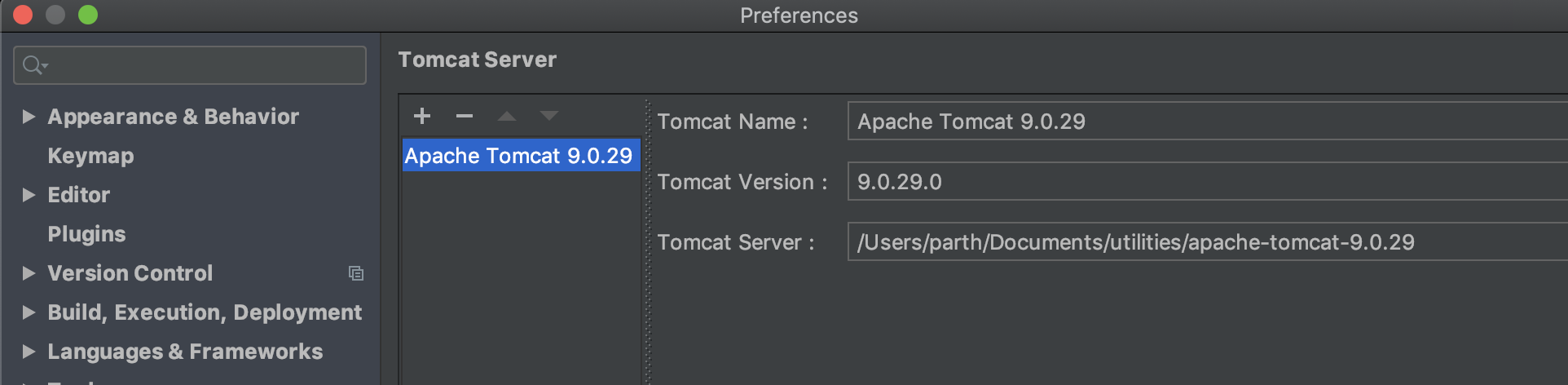 Cant Input Tomcat Name And Version In Settings With Idea Community