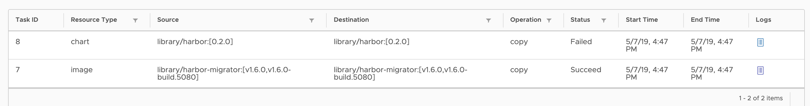 Still Replicate Chart When Choose Native Registry As Endpoint · Issue 3141