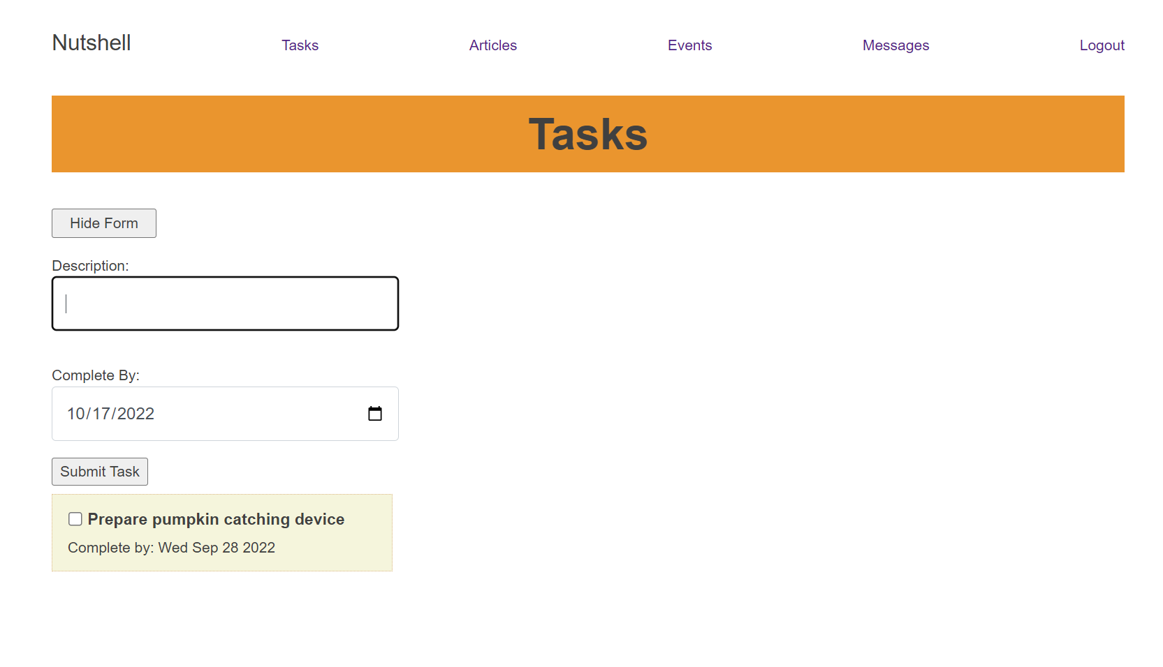 Github Tonijbaker Nutshell Team Project