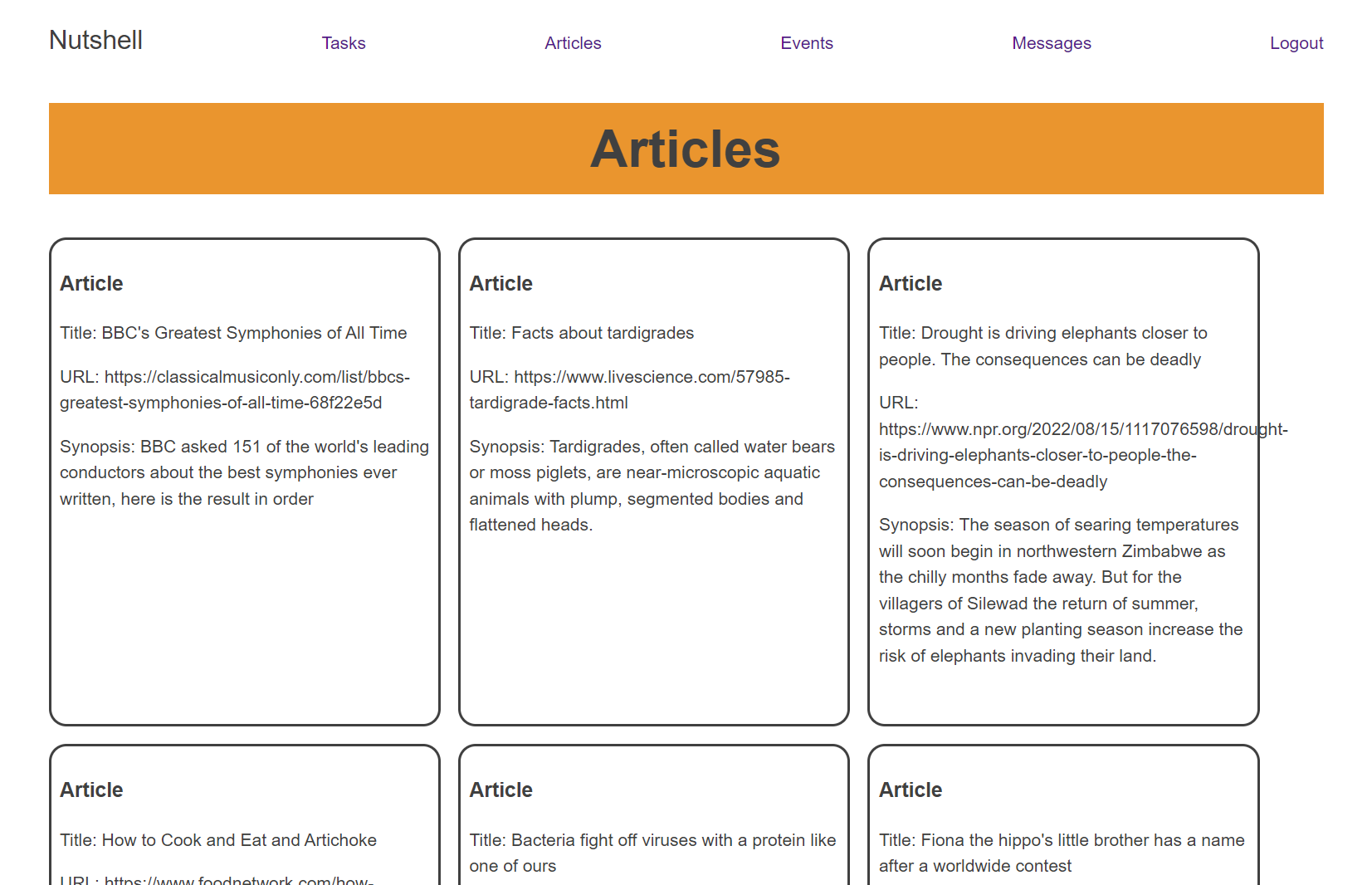 Github Tonijbaker Nutshell Team Project