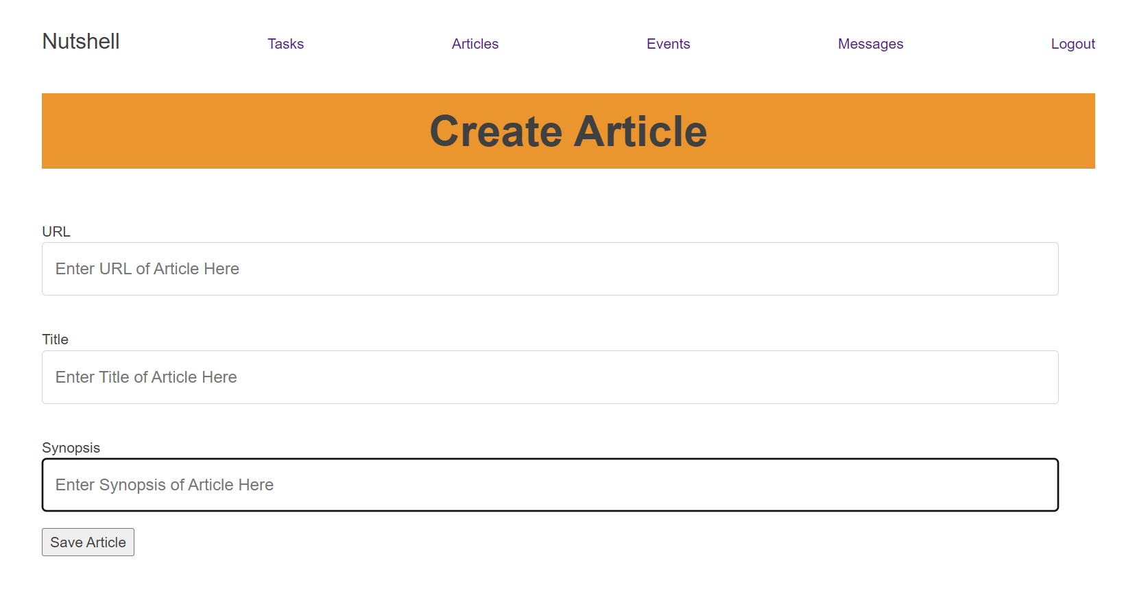 Github Tonijbaker Nutshell Team Project