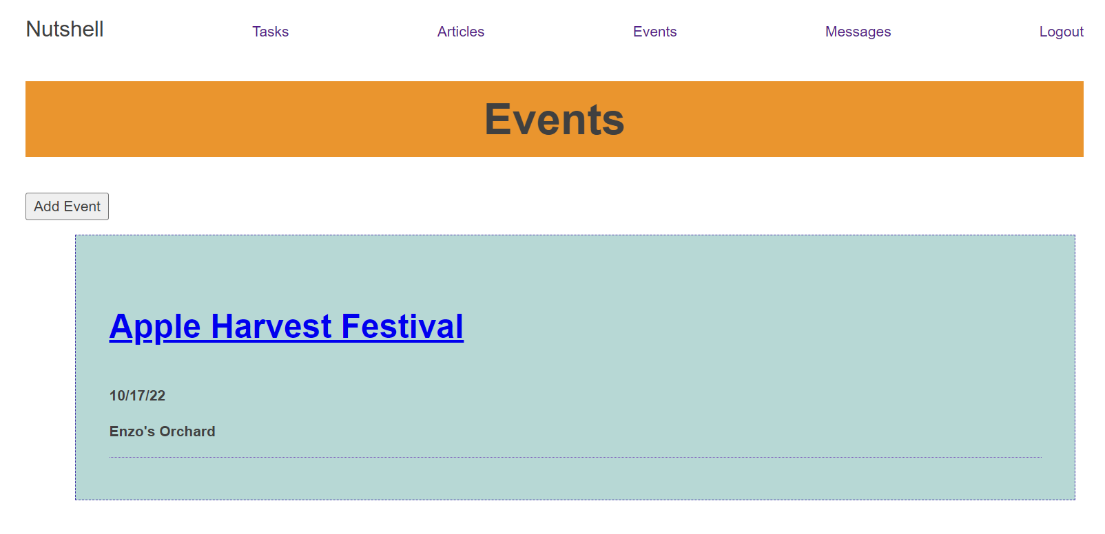 GitHub - ToniJBaker/Nutshell: Team Project