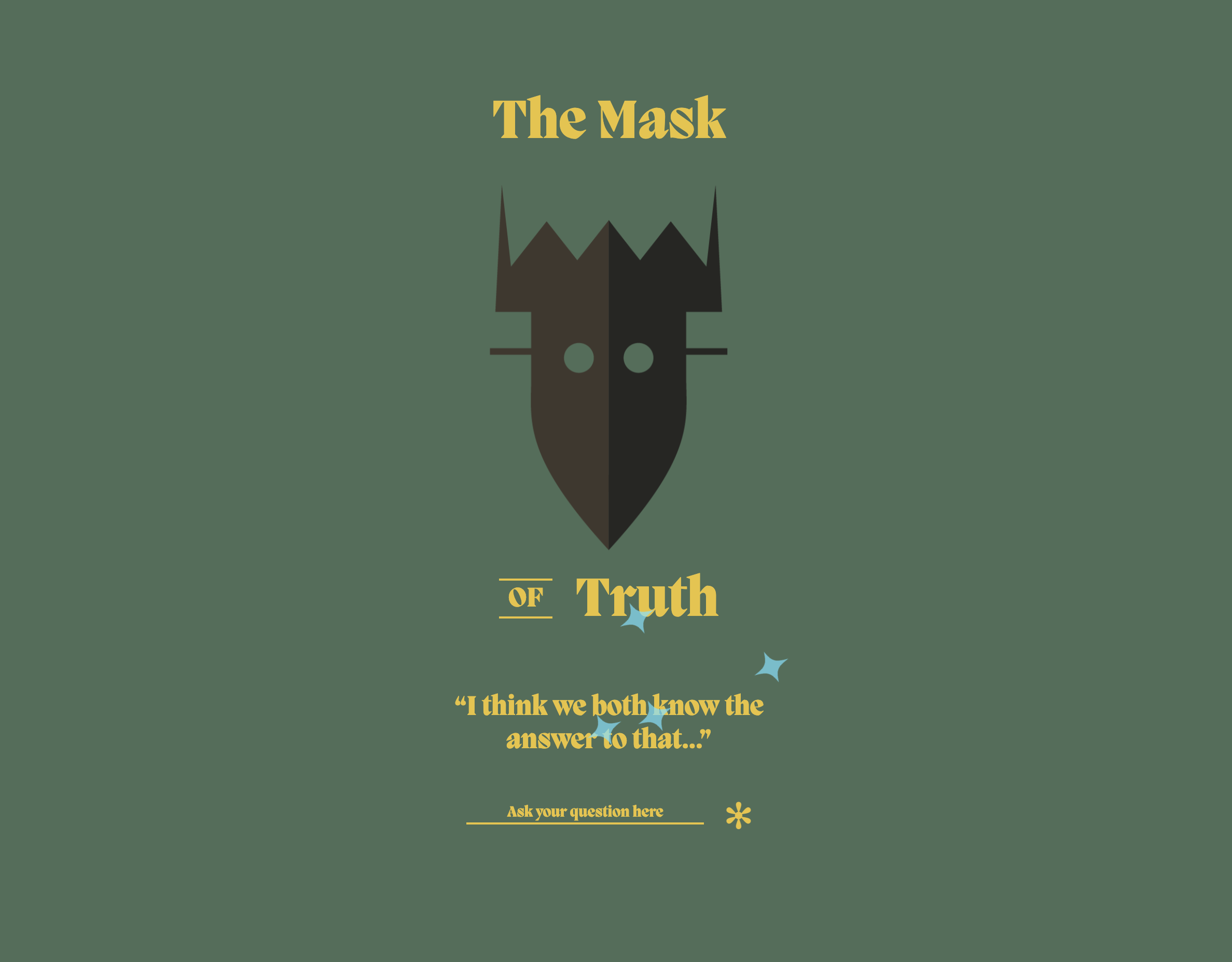 GitHub - Blackadder331/Mask-Of-Truth