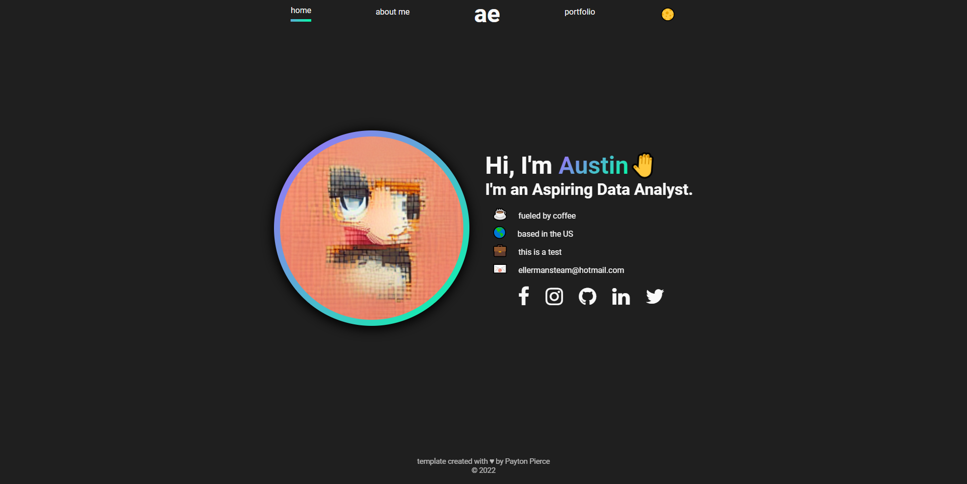 GitHub - ellerman4/ellerman4_portfolio: Portfolio template for ...