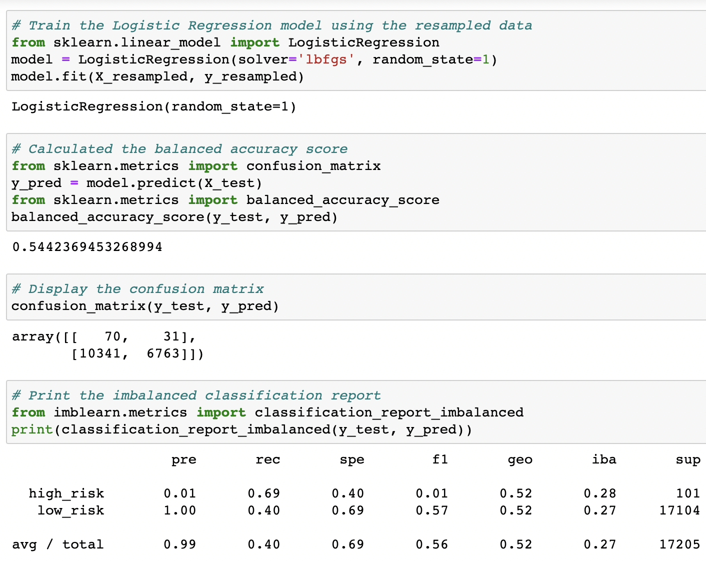 GitHub - feddybear99/Credit_Risk_Analysis: Module 17: Supervised Machine Learning and Credit Risk