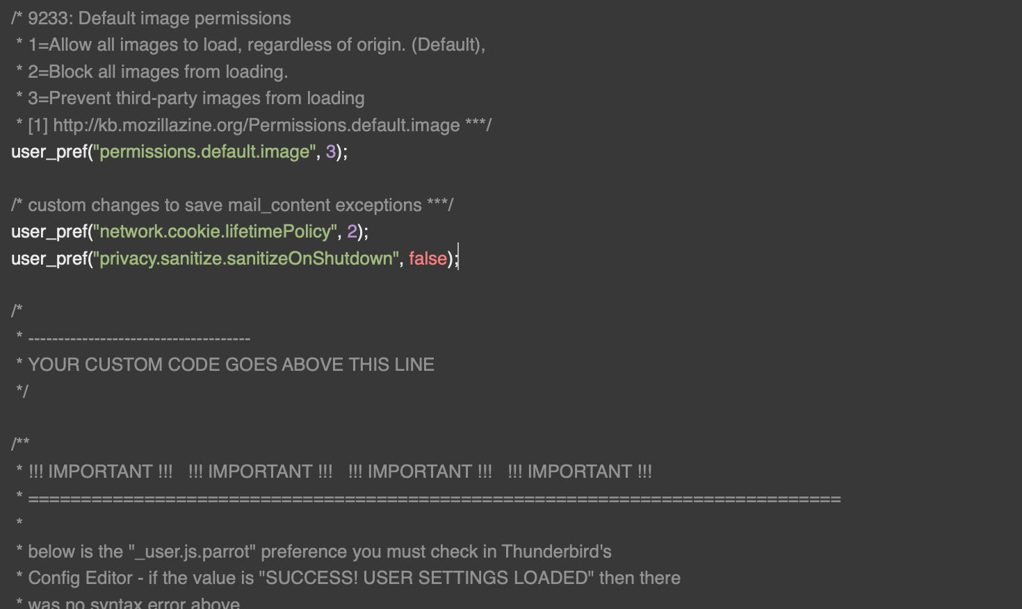 Retaining exceptions for mail content on close · Issue #23 · HorlogeSkynet/thunderbird-user.js ...