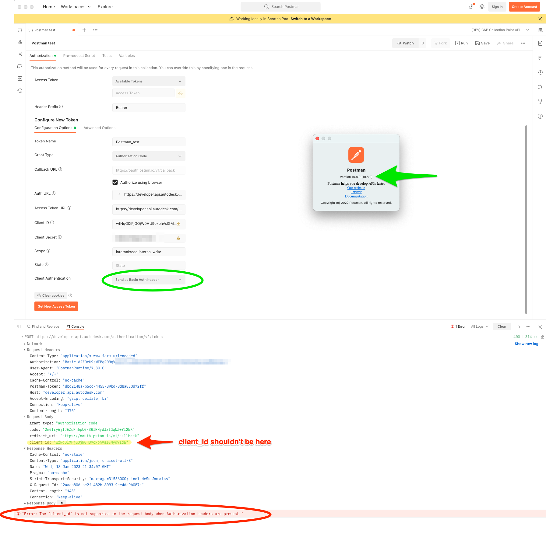 oauth2 access_token request, client_id is sent even if basic authentication is added · Issue ...