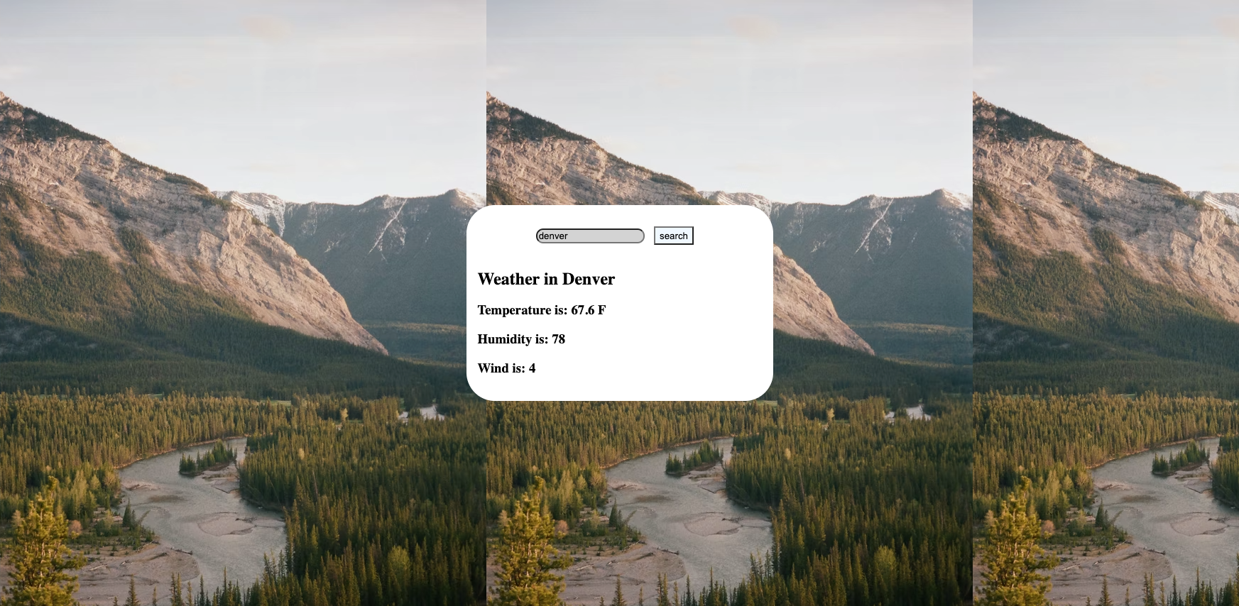Github Austinmetcalf Weather Dashboard Api