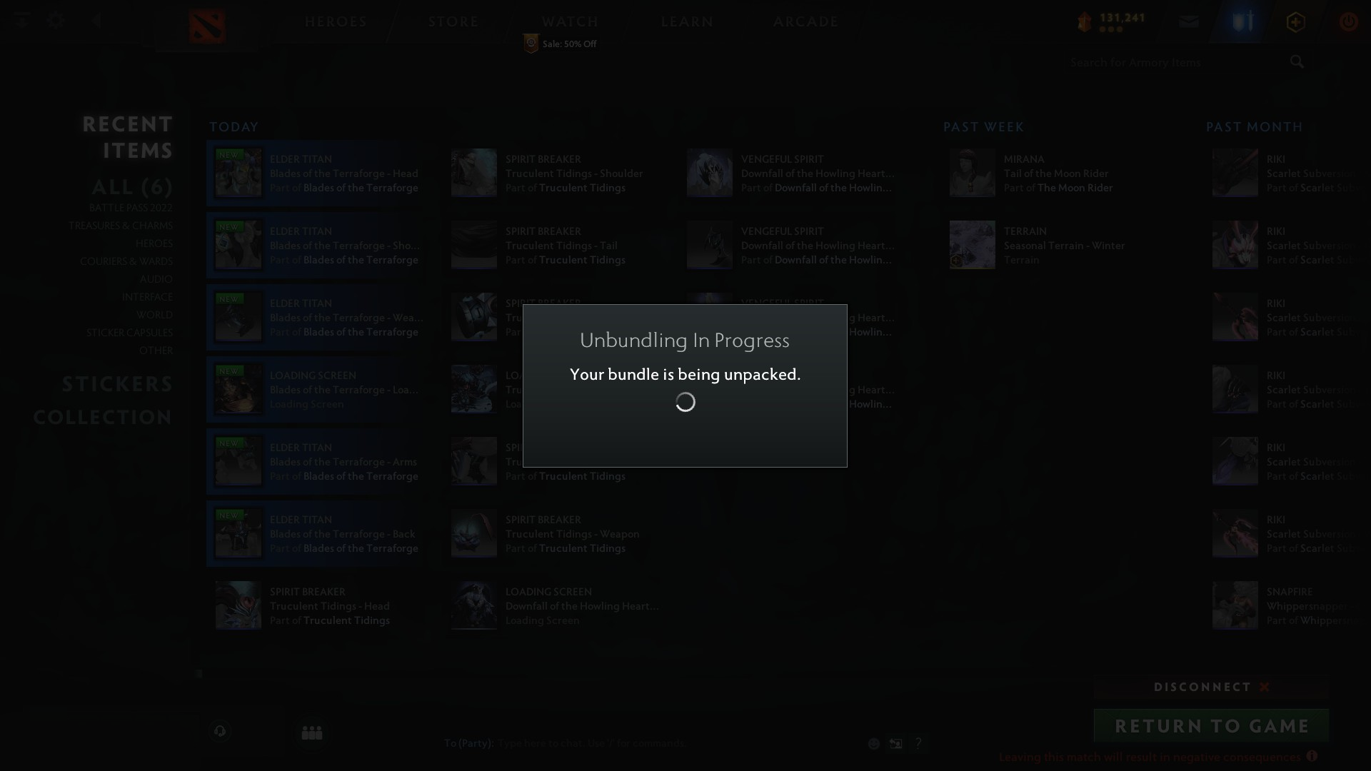 'Unbundling' freezing, also prevents re-entering game · Issue #5860 · ValveSoftware/Dota2 ...