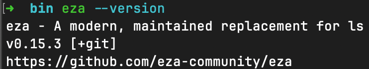 bug: eza should not show the `-> linked-to` part in oneline mode · Issue #662 · eza-community ...