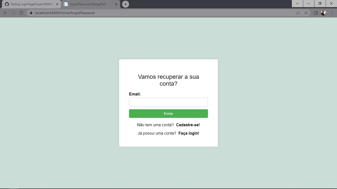 GitHub - isaccsz/LoginPageProject: Projeto realizado utilizando ASP.NET e Visual Basic para Web ...