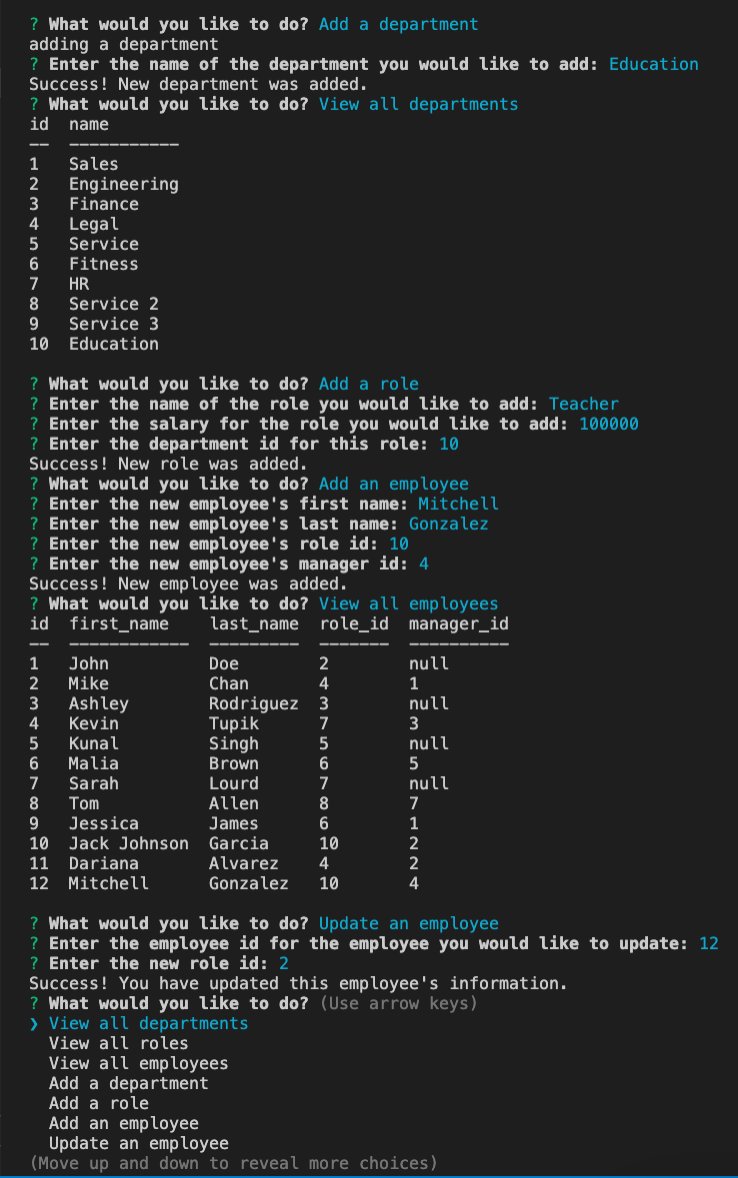 GitHub - mitchellygonzalez/employee-arranger