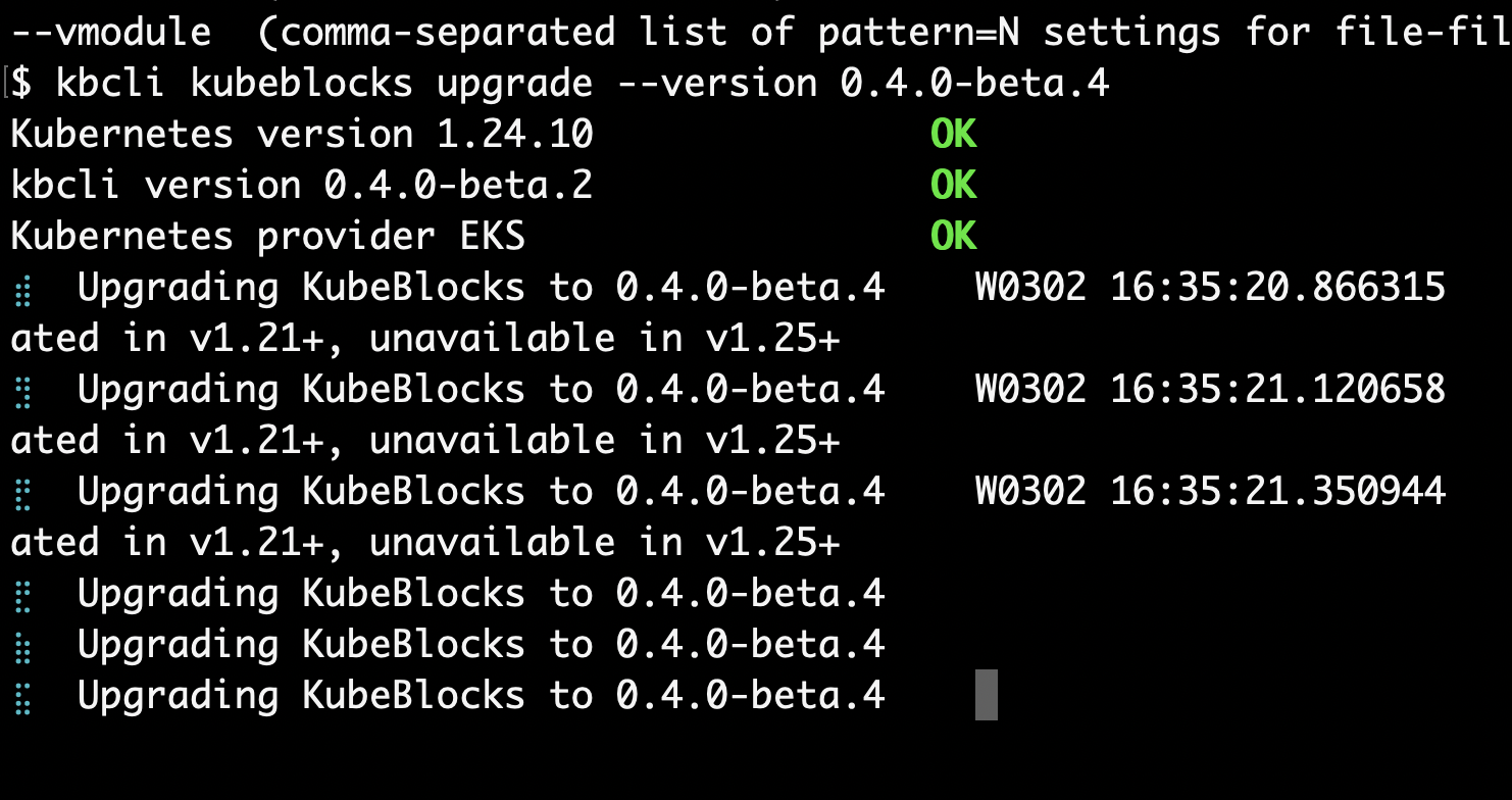 [Improvement] kbcli upgrade return error when the first upgrade failed · Issue #1734 · apecloud ...