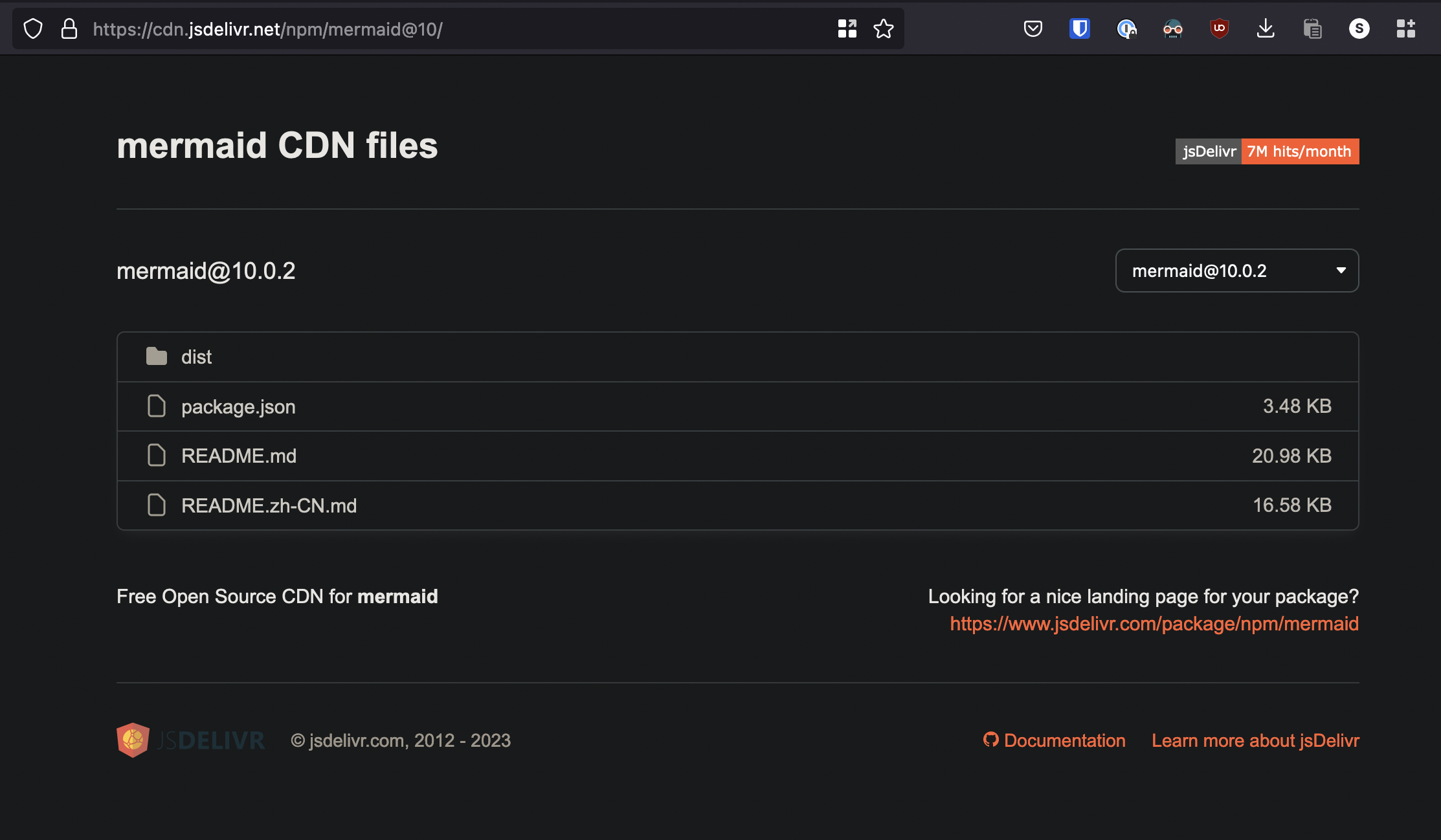 Documentation site bug: broken CDN links · Issue #4233 · mermaid-js/mermaid · GitHub
