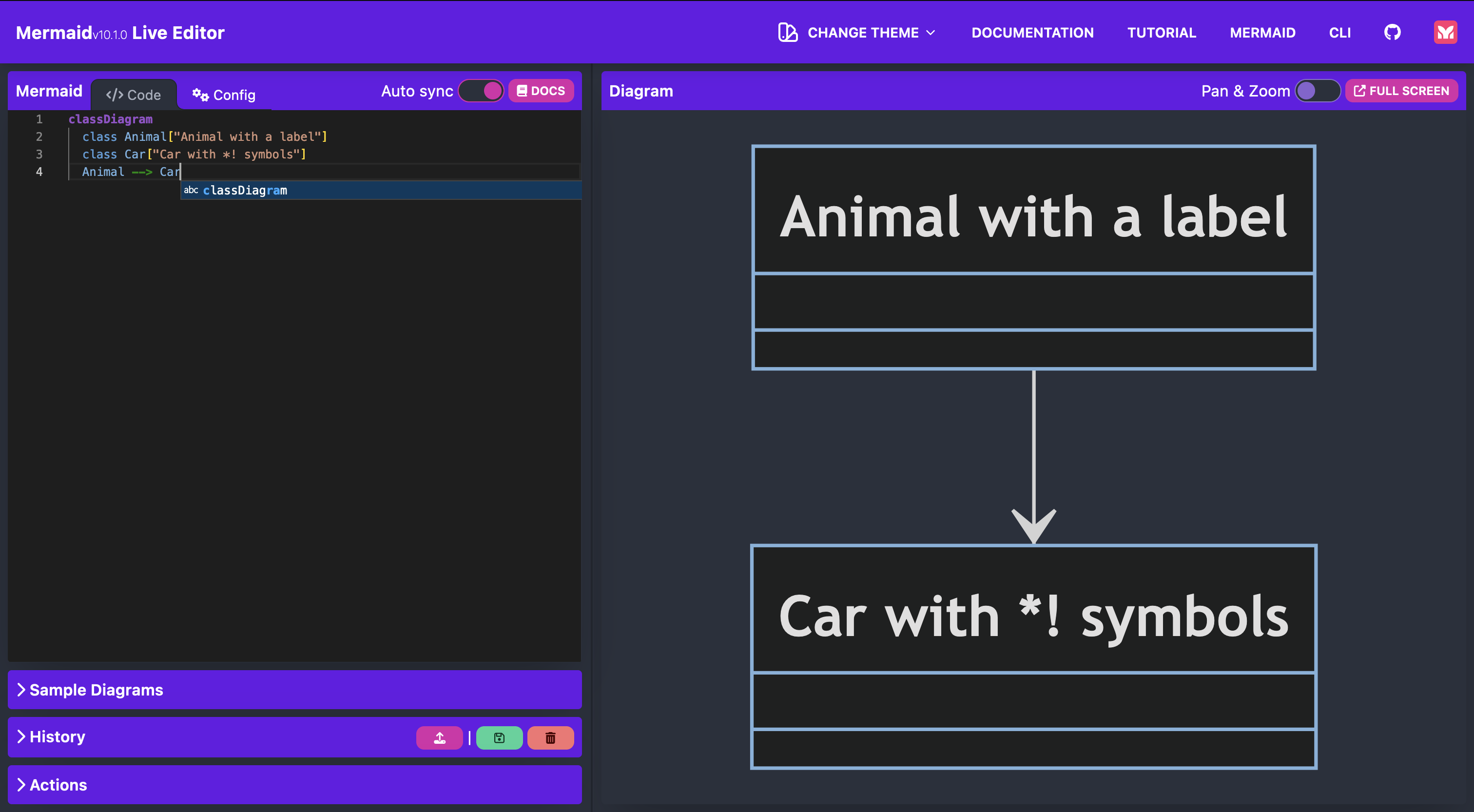 Labels on class diagrams do not work · Issue #1179 · mermaid-js/mermaid ...